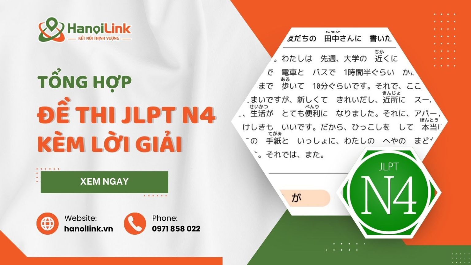 Tổng hợp đề thi JLPT N4 chính thức qua các năm 2011 - 2025